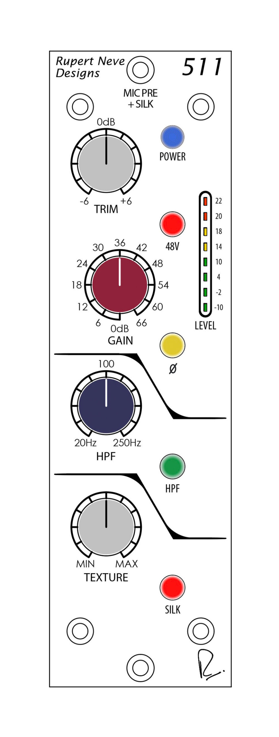 Rupert Neve 511 Mic Preamp (500 Series) 麥克風前級 | 反拍樂器