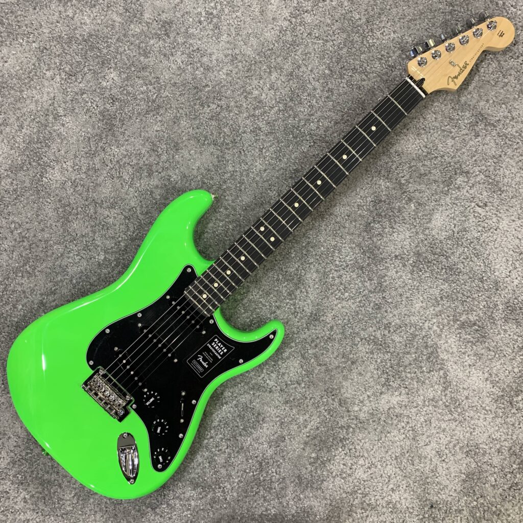 Fender Player Stratocaster EB Neon Green 烏木 霓虹綠 電吉他 | 反拍樂器