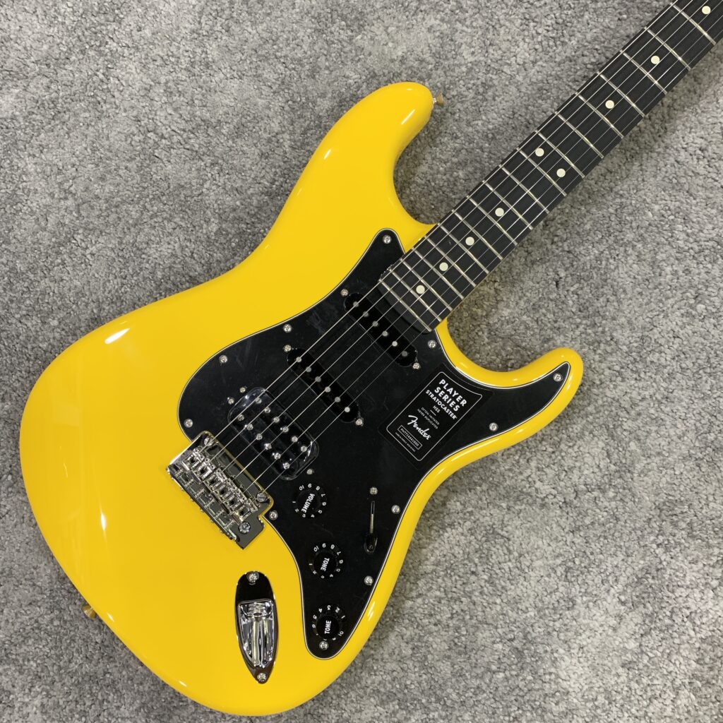 Fender Player Stratocaster EB Neon Yellow 烏木 霓虹黃 電吉他 | 反拍樂器